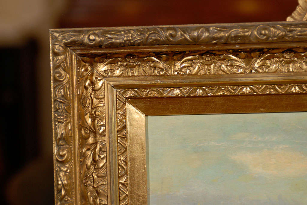 English Oil On Canvas Landscape Painting, Signed Harry Pennell at 1stDibs