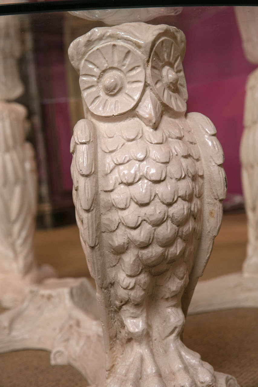 Mid-Century Owl Base Coffee Table For Sale at 1stDibs | owl coffee ...