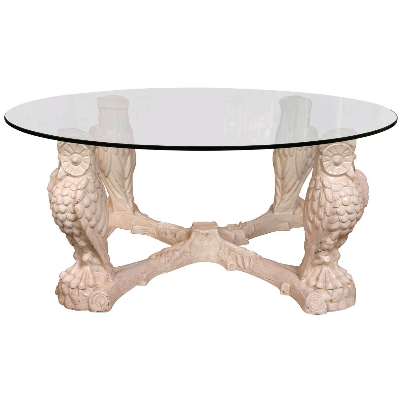 Mid-Century Owl Base Coffee Table For Sale at 1stDibs | owl coffee ...