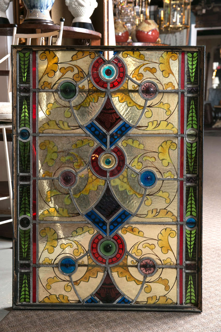 Early 19th Century German Stained Glass Window For Sale at 1stDibs