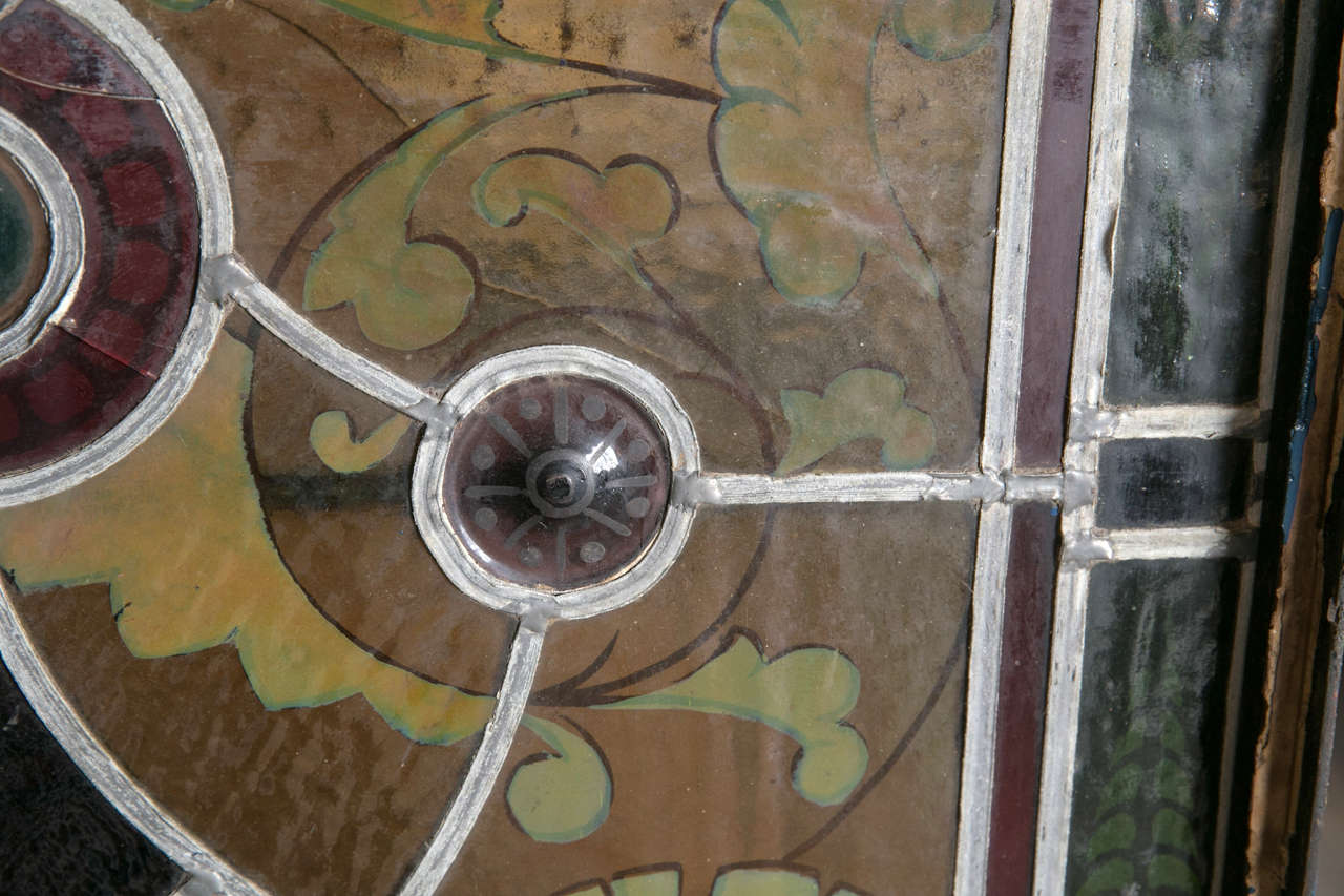 Early 19th Century German Stained Glass Window For Sale at 1stDibs