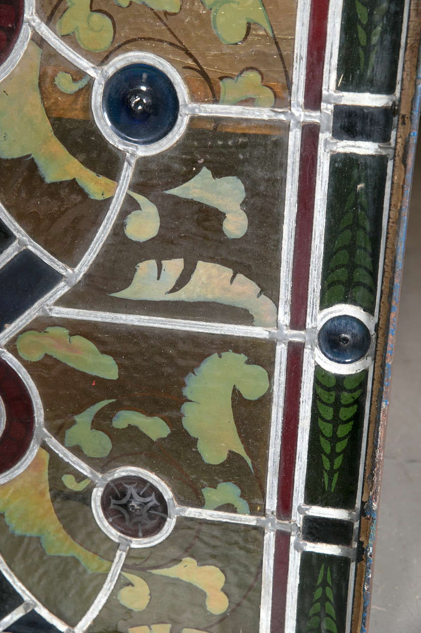 Early 19th Century German Stained Glass Window For Sale at 1stDibs