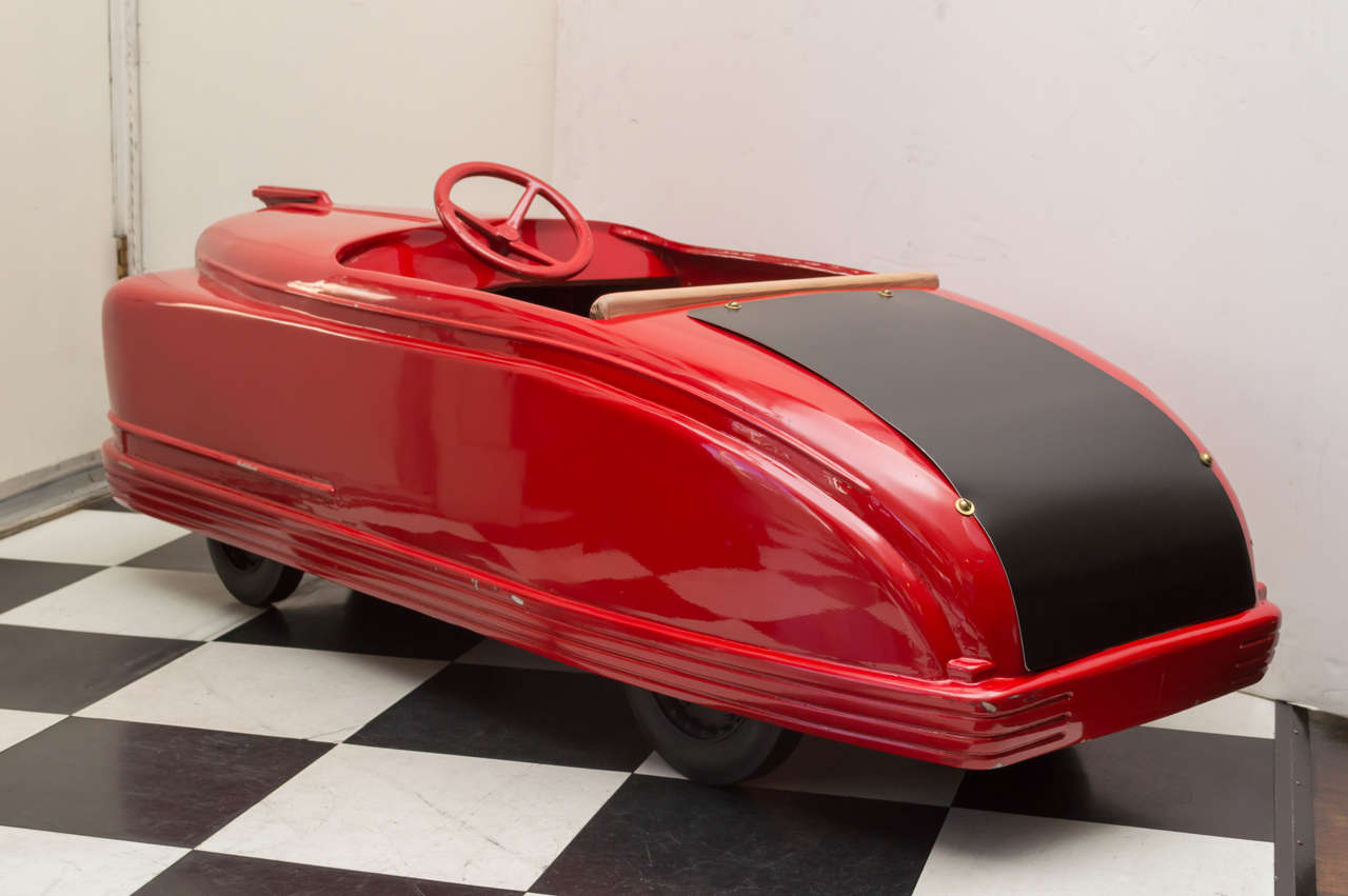 Late 1940s American Amusement Park Car, "Little Red Convertible" For ...