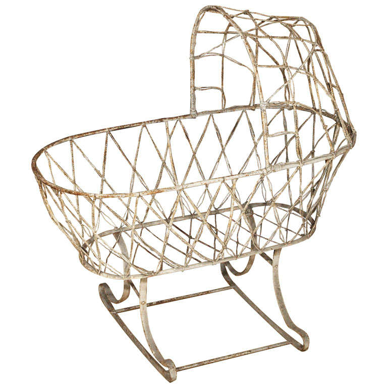 French Wire Cradle at 1stDibs