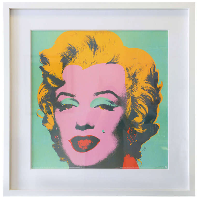 Marilyn Monroe Screen Print by Andy Warhol at 1stDibs