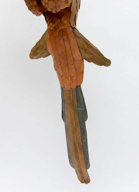 Vintage Leather Parrot by Federico Mexico For Sale at 1stDibs | leather ...