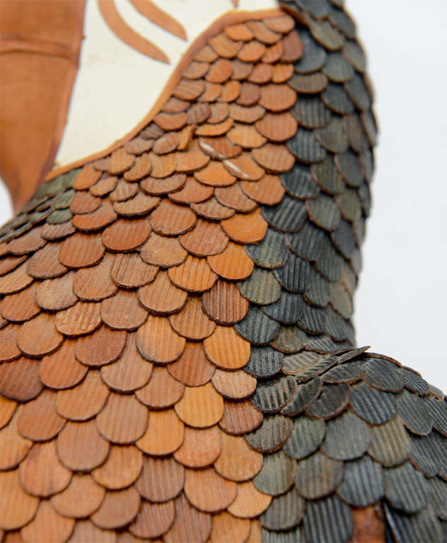 Vintage Leather Parrot by Federico Mexico For Sale at 1stDibs | leather ...