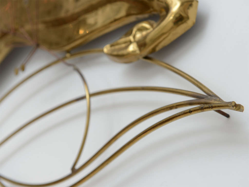 C. Jere Signed Gazelle Wall Sculpture at 1stDibs