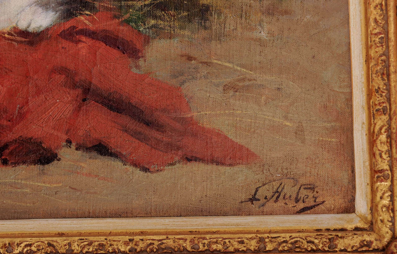 A French Impressionist Oil Painting by Léon-Charles Huber (1858-1928 ...