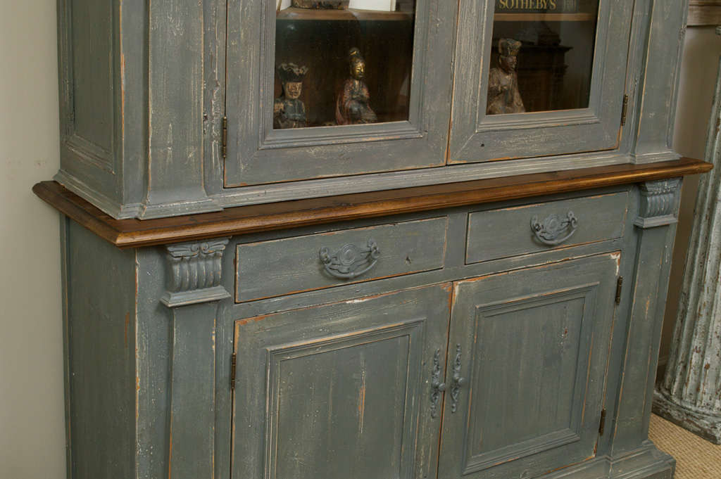 A Carved and painted Hutch at 1stDibs