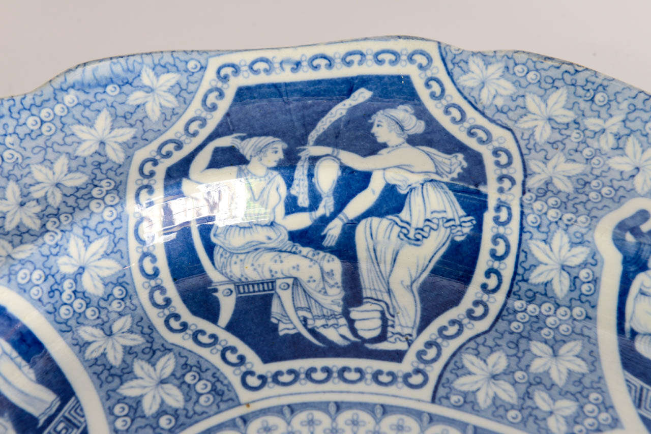 Two Large Spode "Greek" Platters, England, Early 19th Century For Sale ...