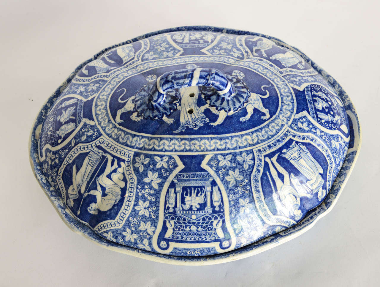 Rare Spode "Greek" Covered Casserole, England, Early 19th Century at ...