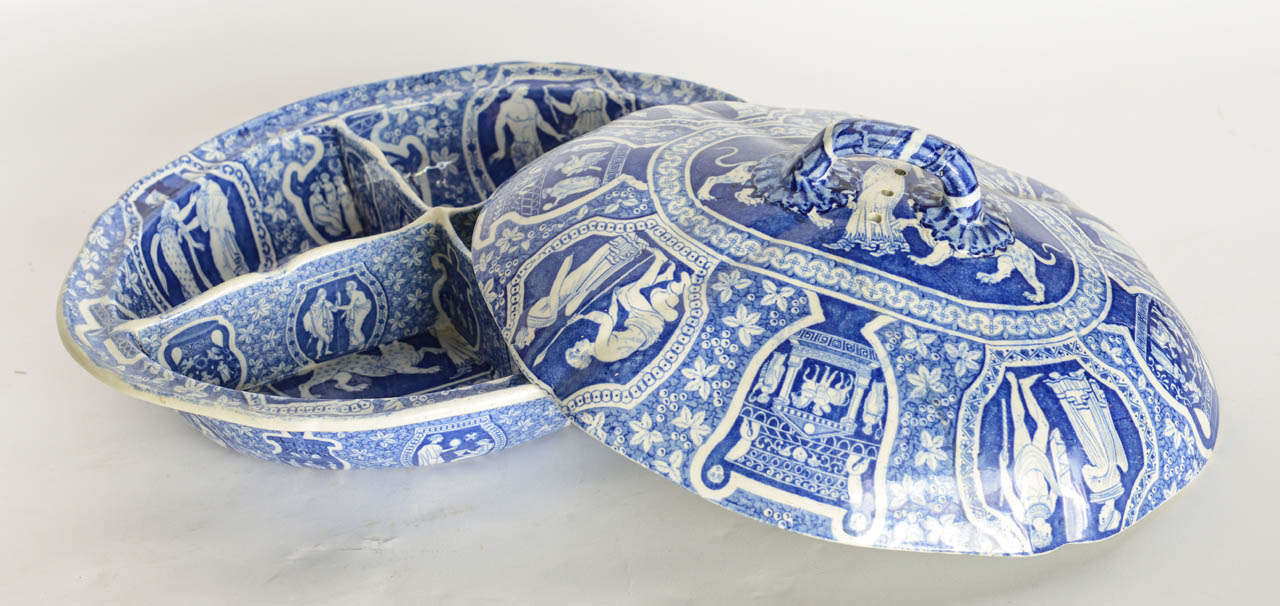 Rare Spode "Greek" Covered Casserole, England, Early 19th Century at ...