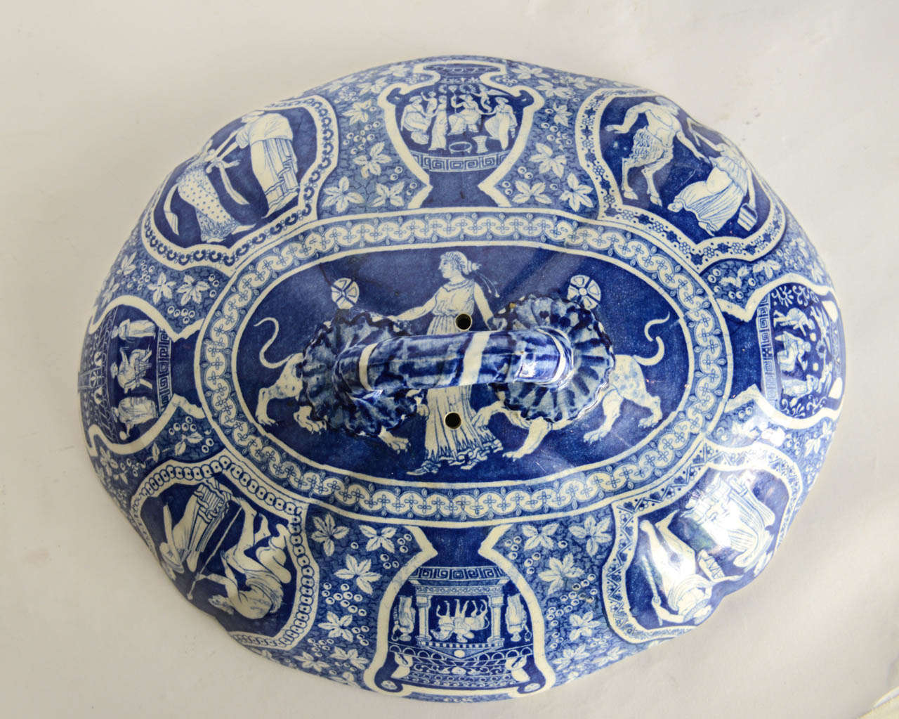 Rare Spode "Greek" Covered Casserole, England, Early 19th Century at ...