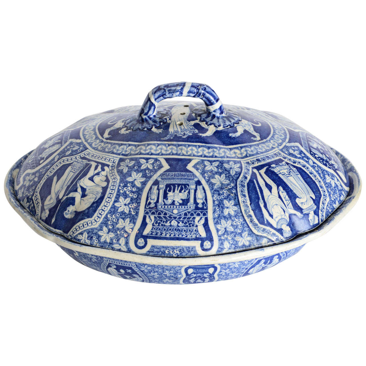 Rare Spode "Greek" Covered Casserole, England, Early 19th Century at ...
