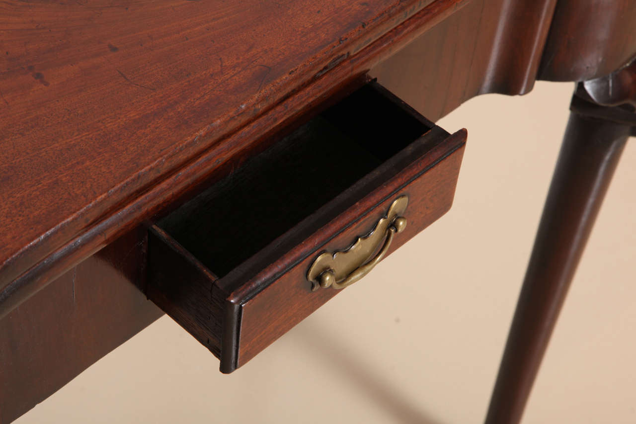 George II Mahogany Console Games Table For Sale at 1stDibs