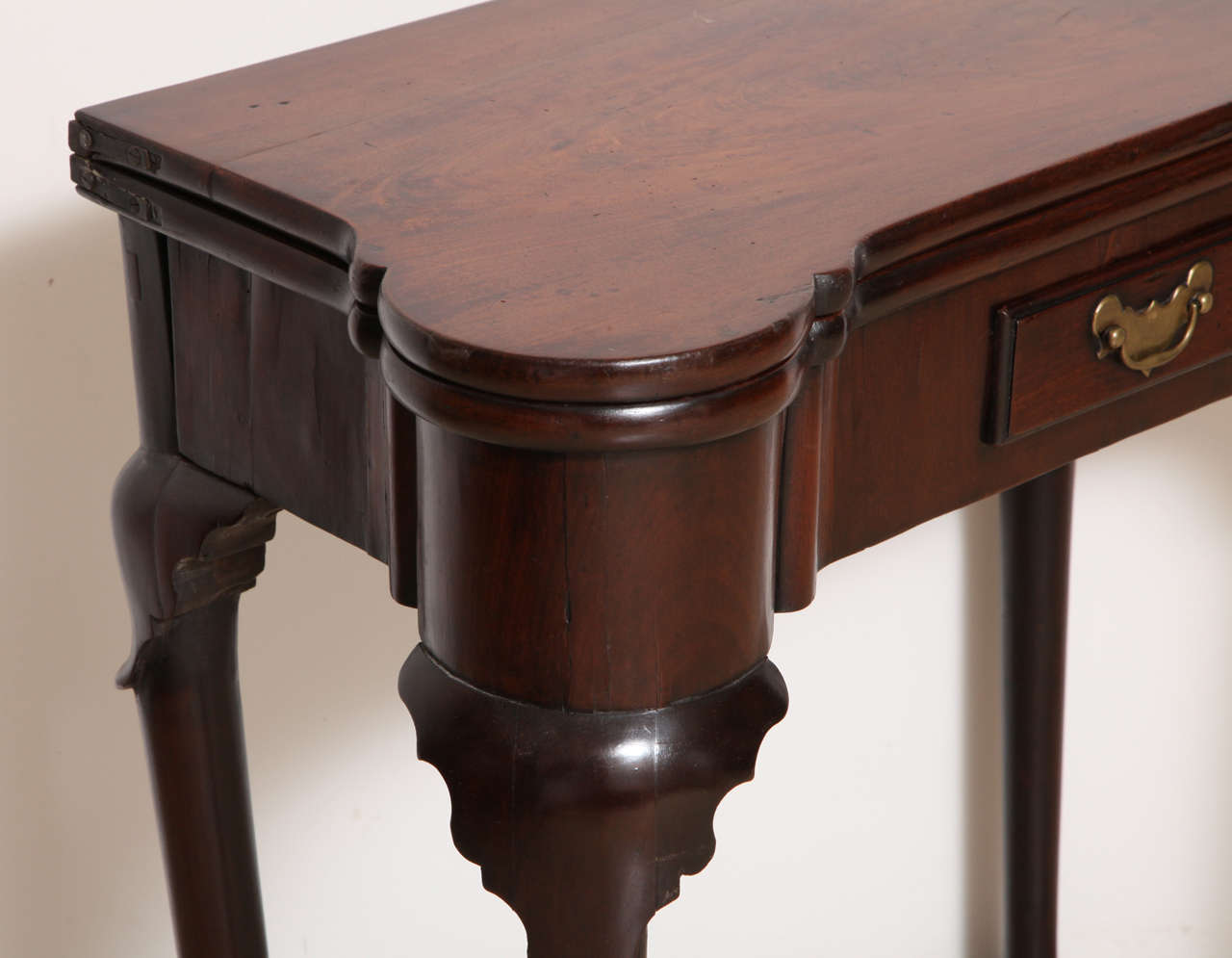 George II Mahogany Console Games Table For Sale at 1stDibs