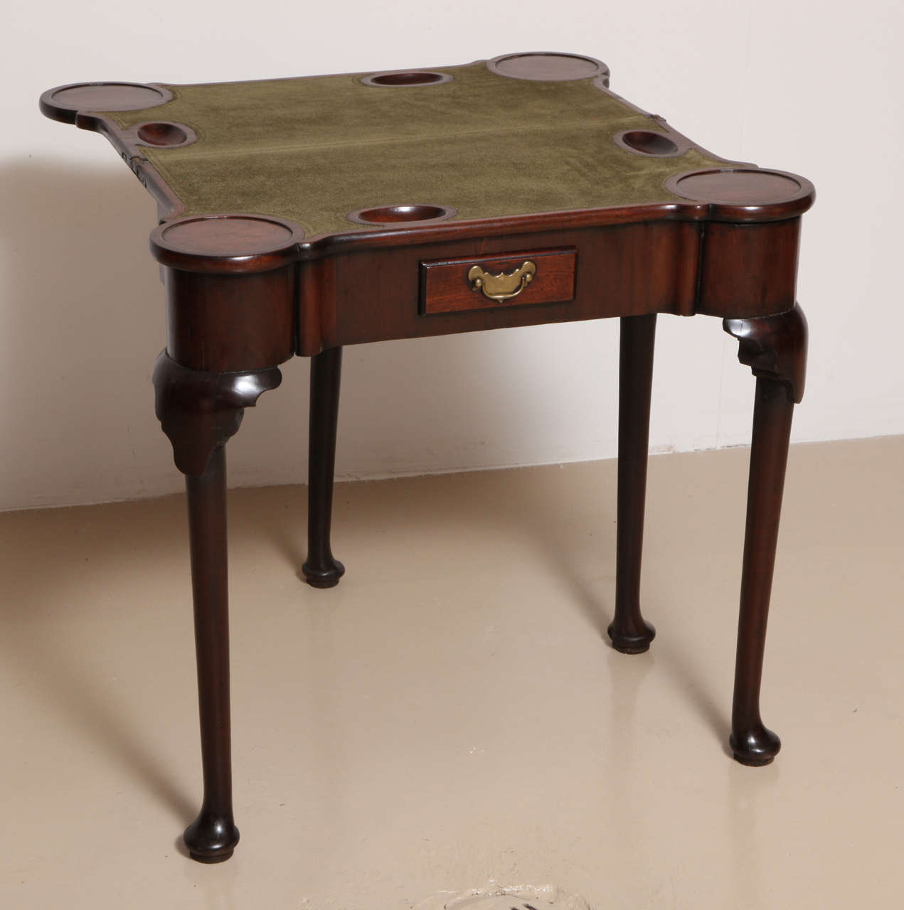 George II Mahogany Console Games Table For Sale at 1stDibs