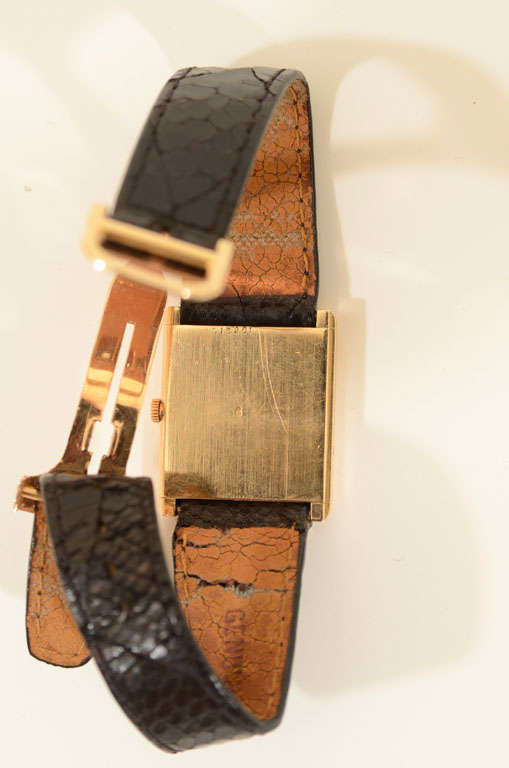 CARTIER Yellow Gold Tank Watch at 1stDibs | hugo boss tank watch, tank ...