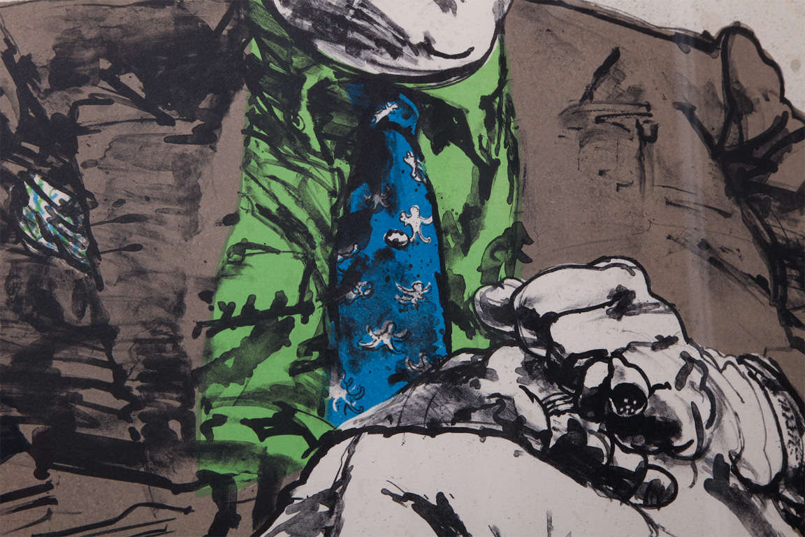 Harvey Breverman Lithograph For Sale at 1stDibs