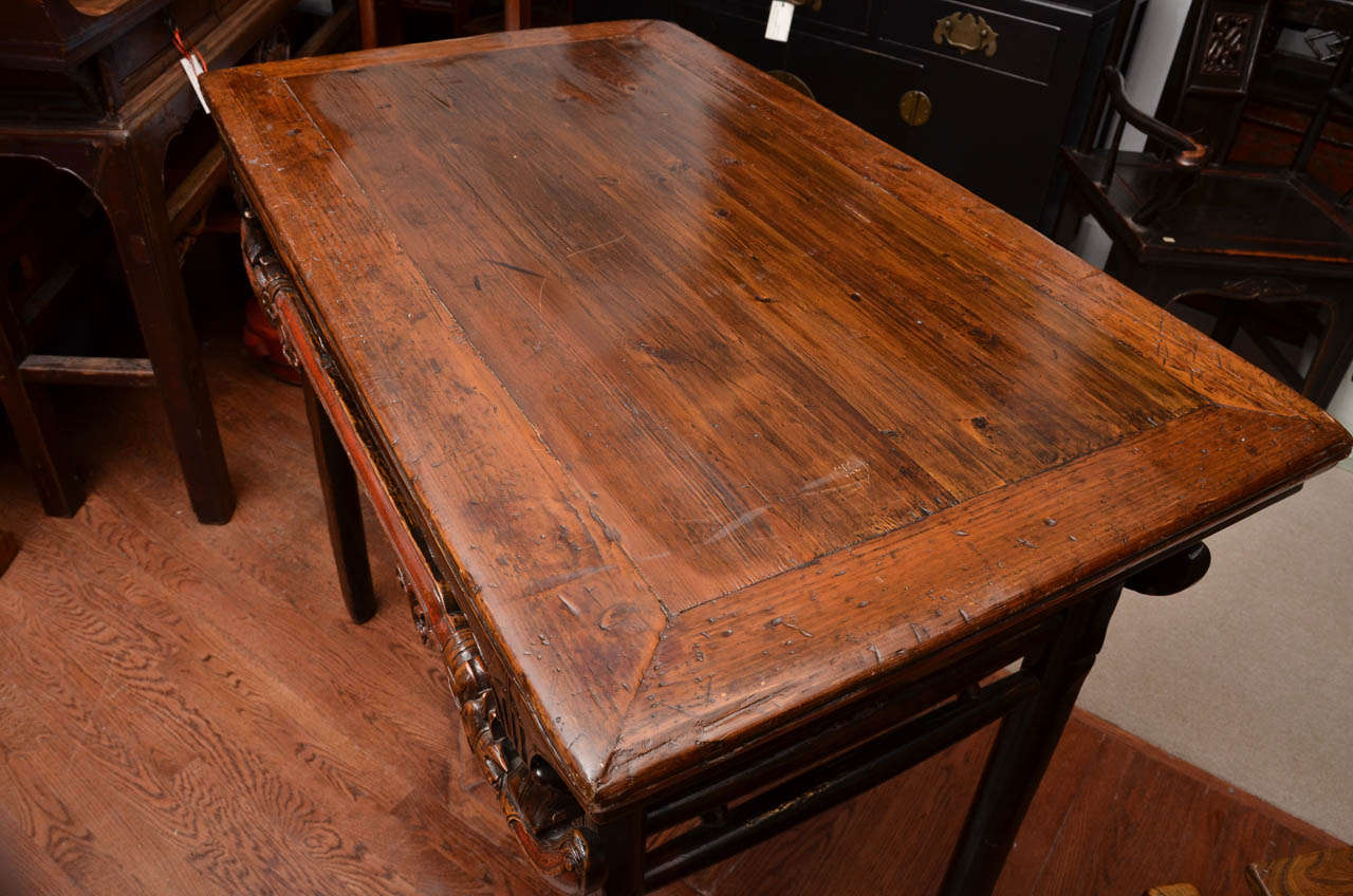 Mid-19th Century Q'ing Dynasty Collapsable Side Table with Weaponry ...