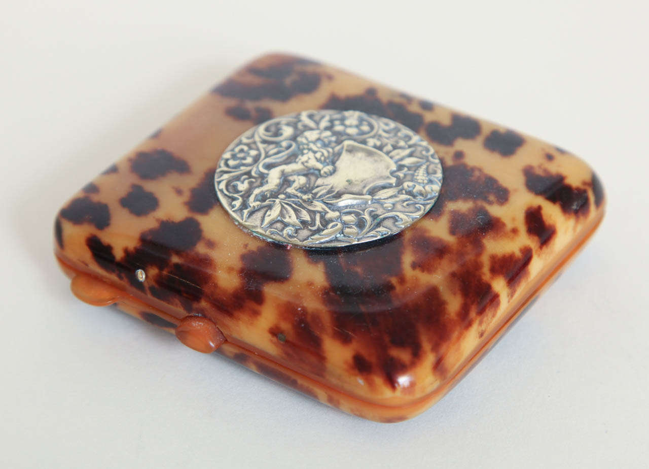Art Deco Faux Tortoiseshell Cigarette Case by Holy Frères at 1stDibs ...