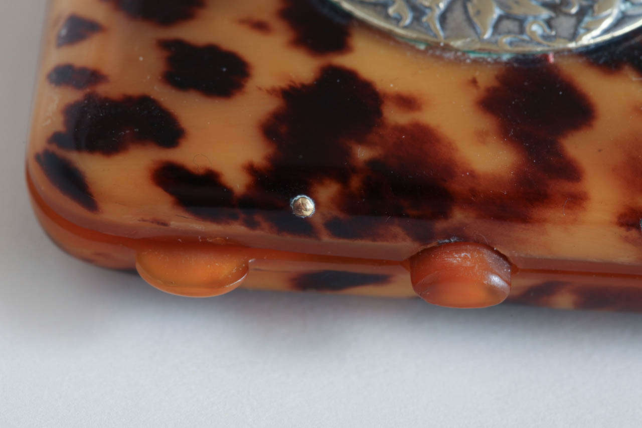 Art Deco Faux Tortoiseshell Cigarette Case by Holy Frères at 1stDibs ...