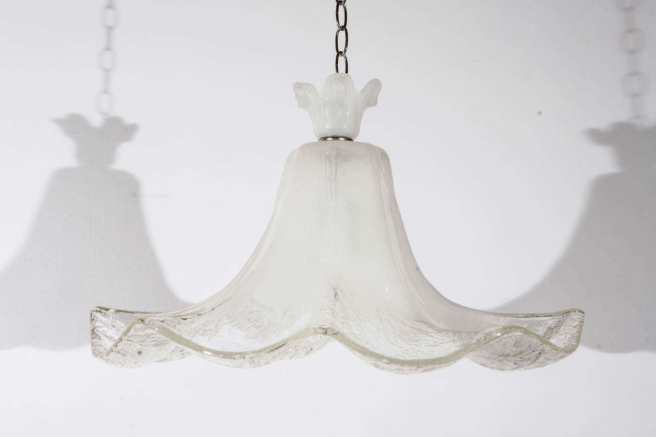 Glass Murano Pendant For Sale at 1stDibs