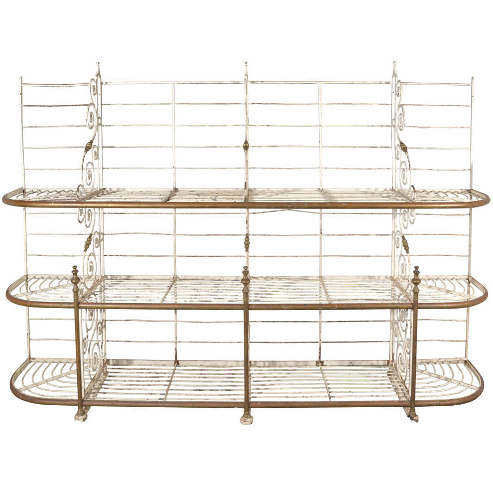 19th c. Parisian French bakers rack at 1stDibs