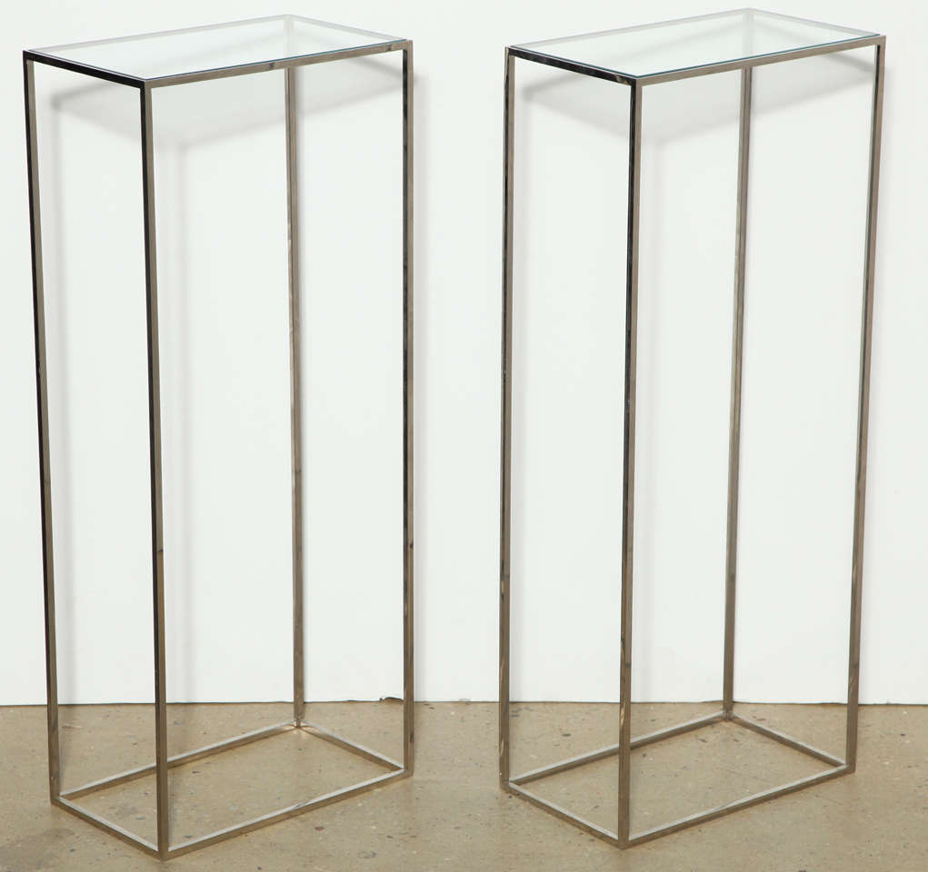 Pair Of Display Pedestals at 1stDibs