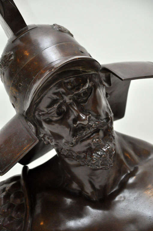 A Bust of a Gladiator by Richard Aurili at 1stDibs