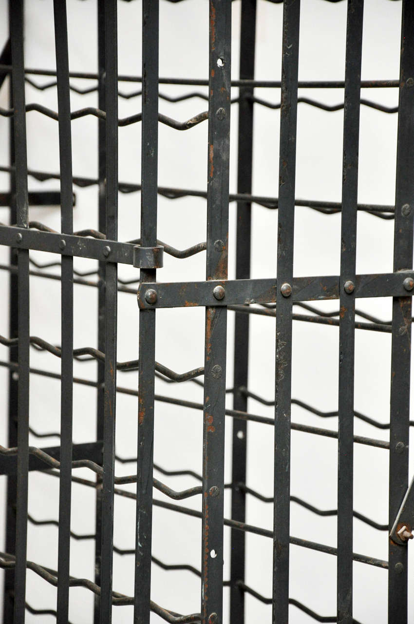 Iron Wine Cage or Wine Safe, Rigidix Déposé, France, 1930 at 1stDibs ...