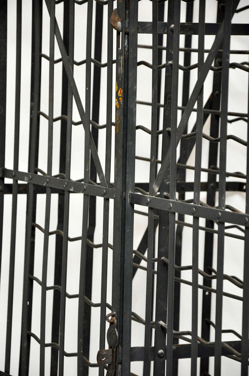 Iron Wine Cage or Wine Safe, Rigidix Déposé, France, 1930 at 1stDibs ...