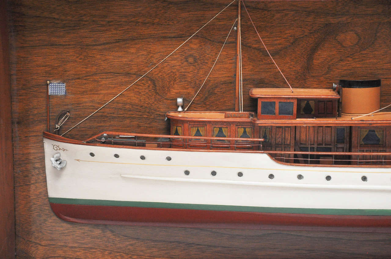 American Cased Builder's Half Hull Model of Motor Yacht, circa 1926 at ...