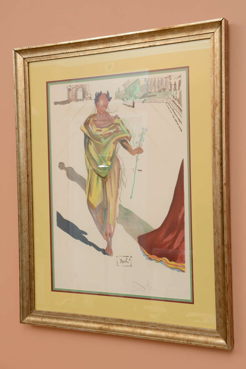 Salvador Dali 1970s Lithograph, "Apollo" For Sale at 1stDibs