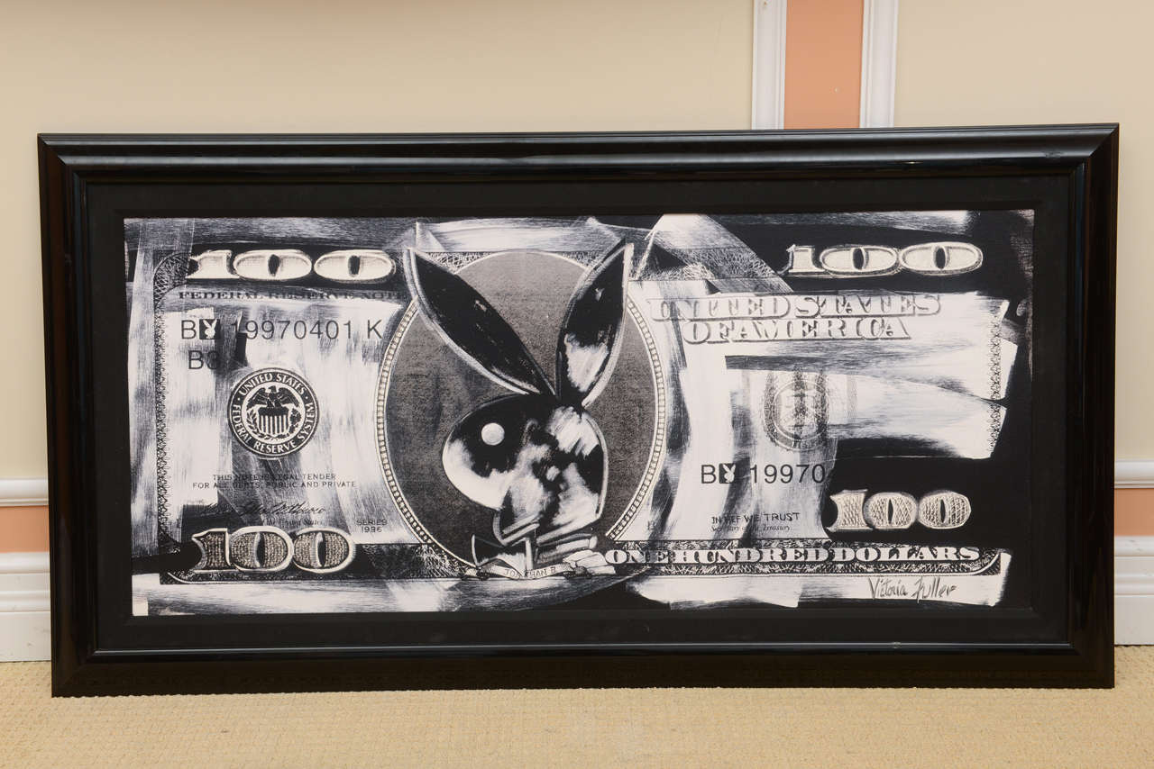 Victoria Fuller "Bunny Money" mixed media, 2005 USA For Sale at 1stDibs