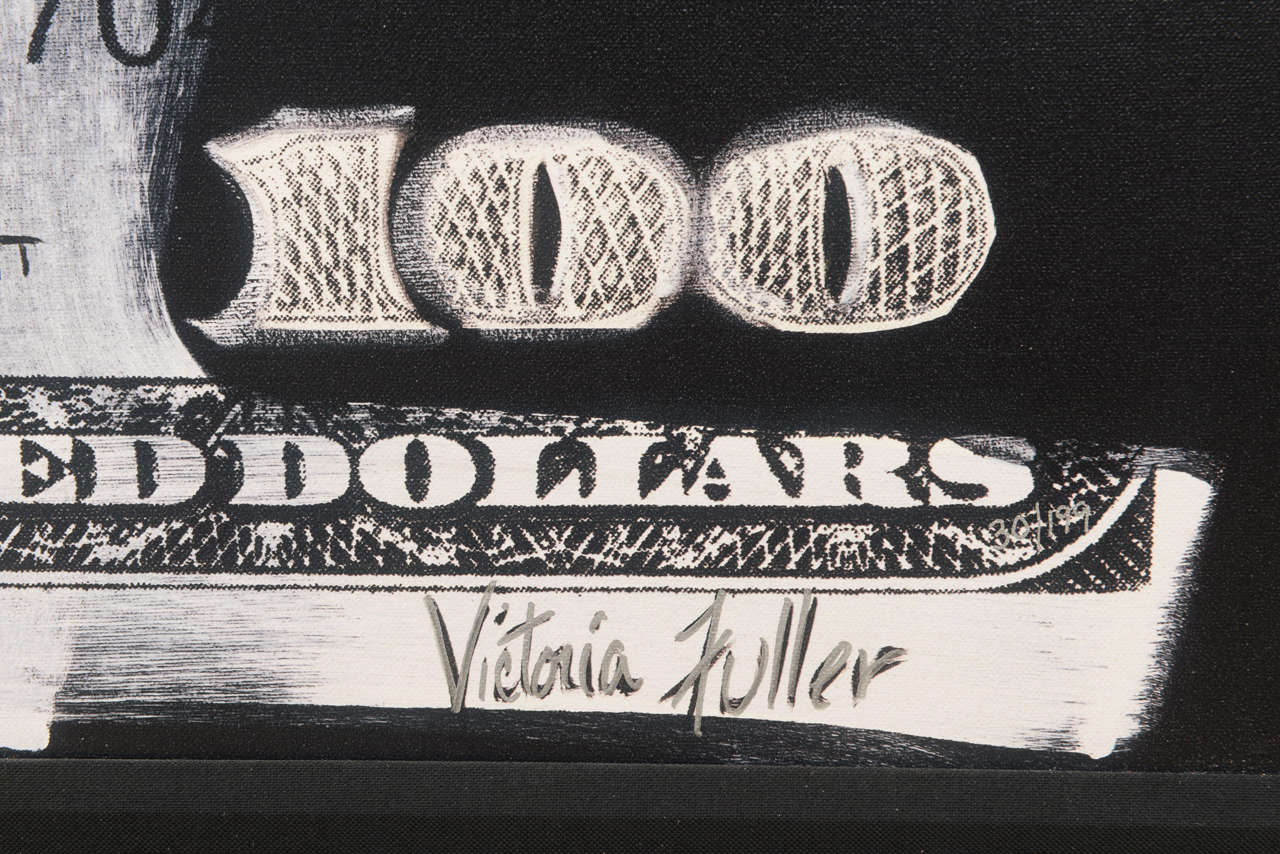 Victoria Fuller "Bunny Money" mixed media, 2005 USA For Sale at 1stDibs