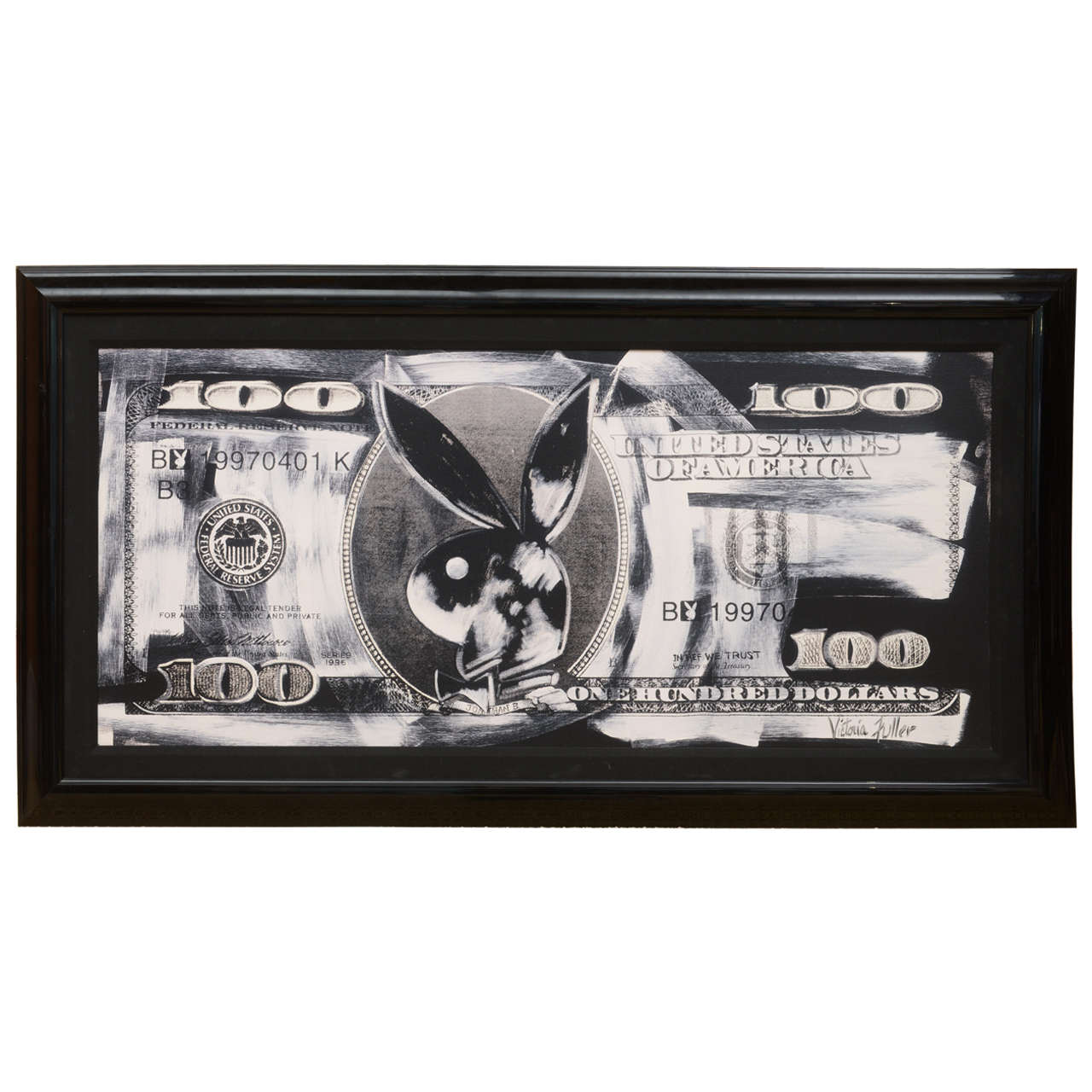 Victoria Fuller "Bunny Money" mixed media, 2005 USA For Sale at 1stDibs