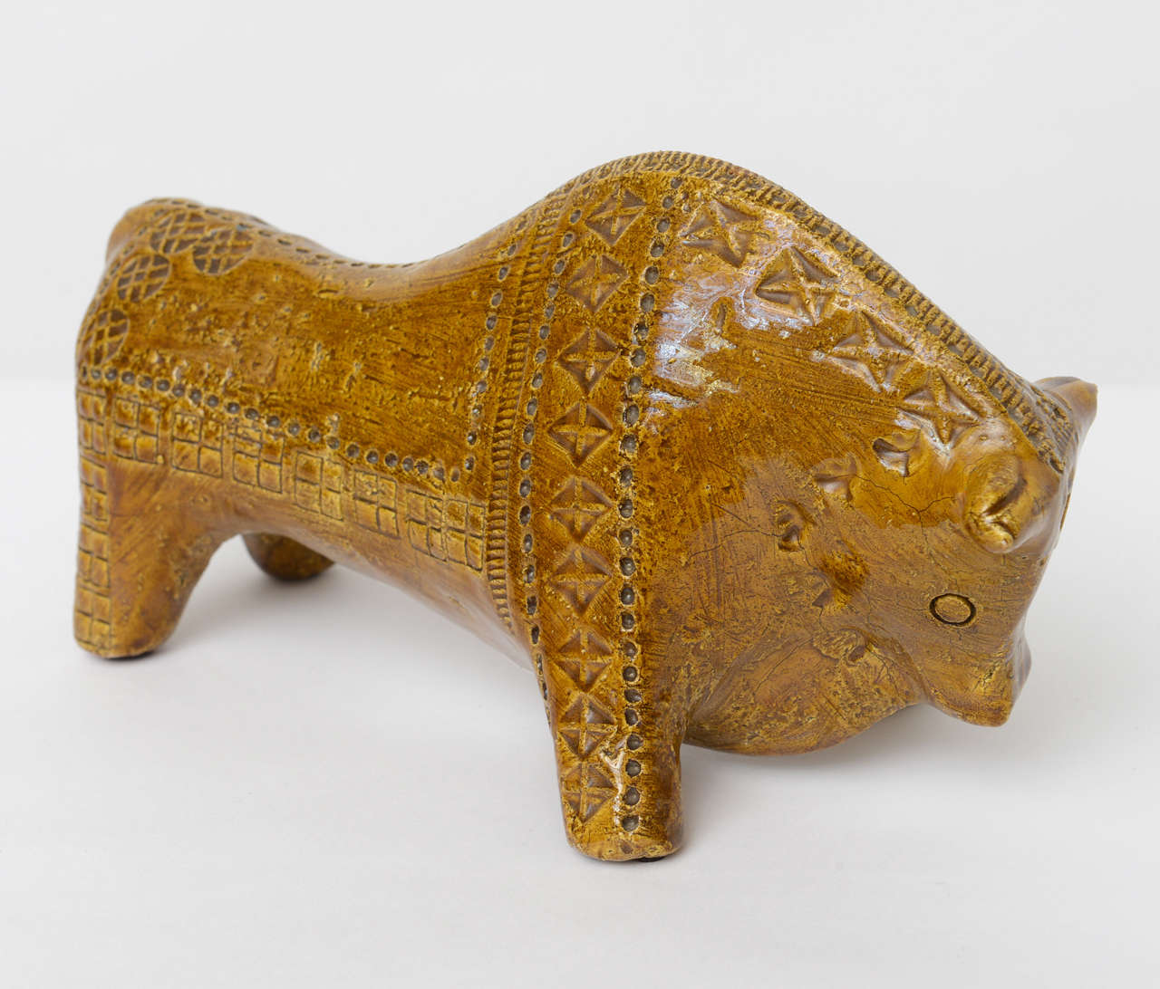 Bitossi Ceramic Bull at 1stDibs