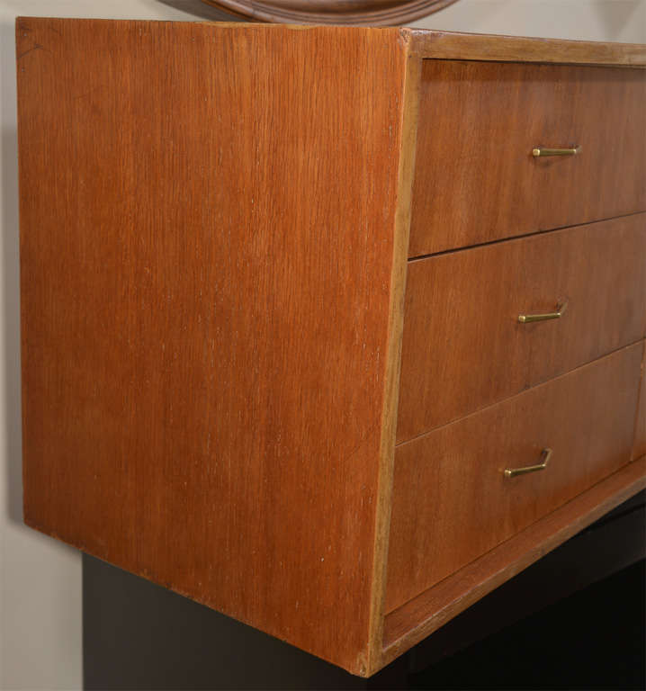 Midcentury Wall-Mounted Drawers from Paris at 1stdibs