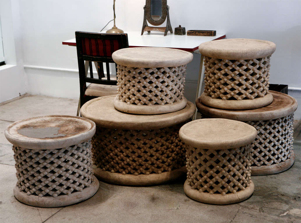 A Collection Of African Tables, C. 1950's at 1stDibs