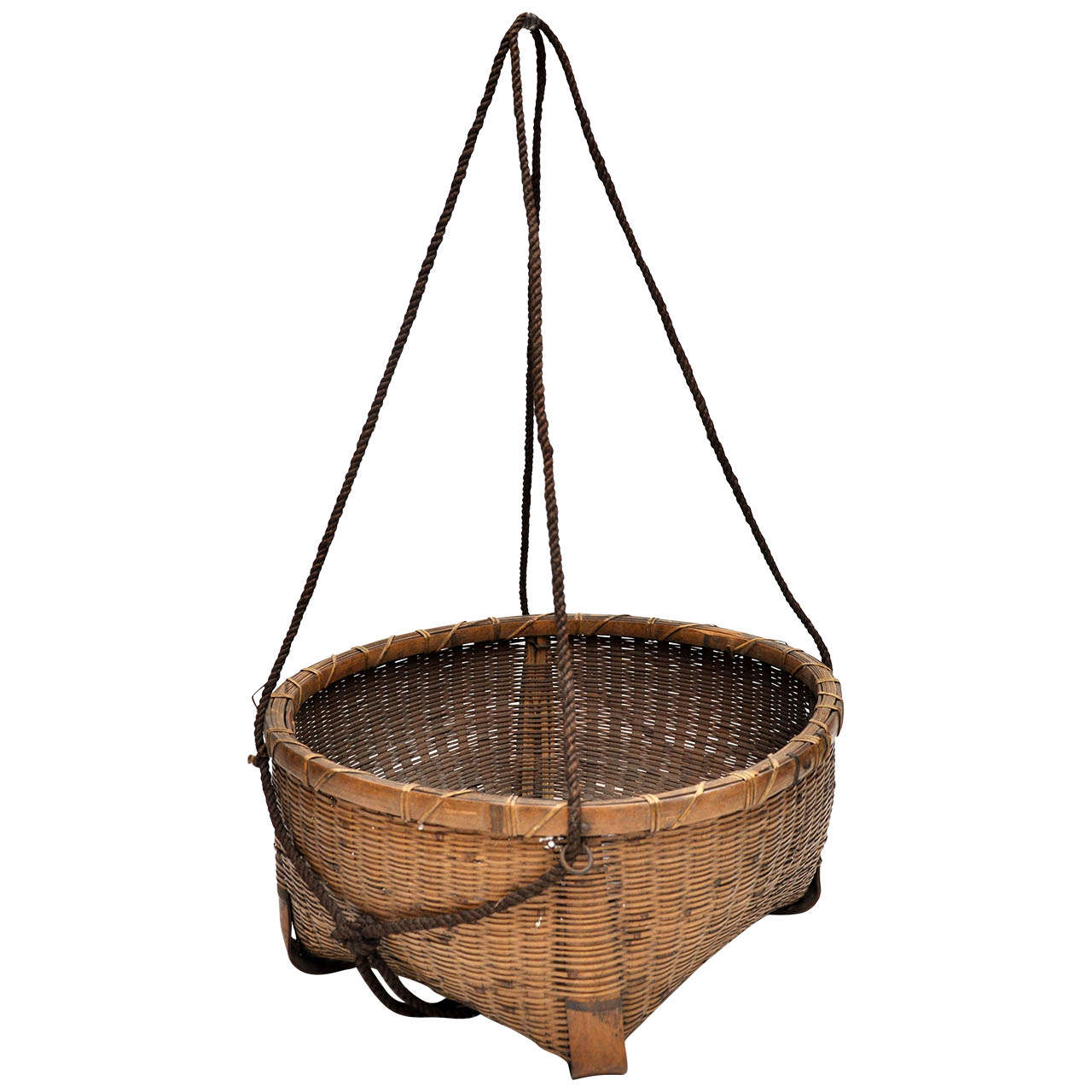 20th Century Japanese Fishing Basket For Sale at 1stDibs | japanese ...