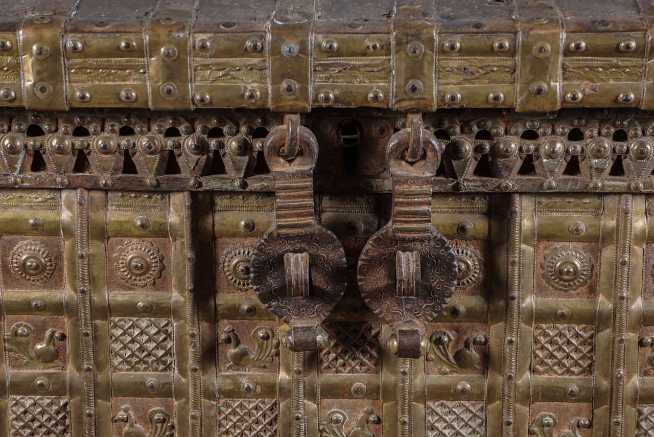 Teak and Iron Damchiya Dowry Chest, circa 1870 For Sale at 1stDibs ...