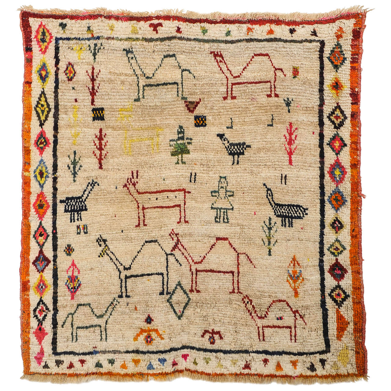 Kurdish Turkish Tribal Rug at 1stDibs | turkish tribal rugs, kurdish ...