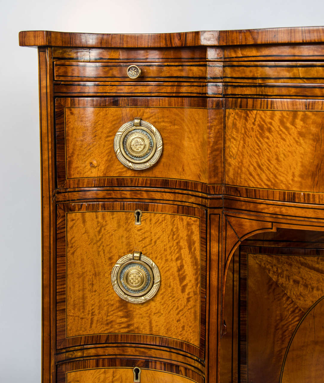 George III Kneehole Desk at 1stDibs