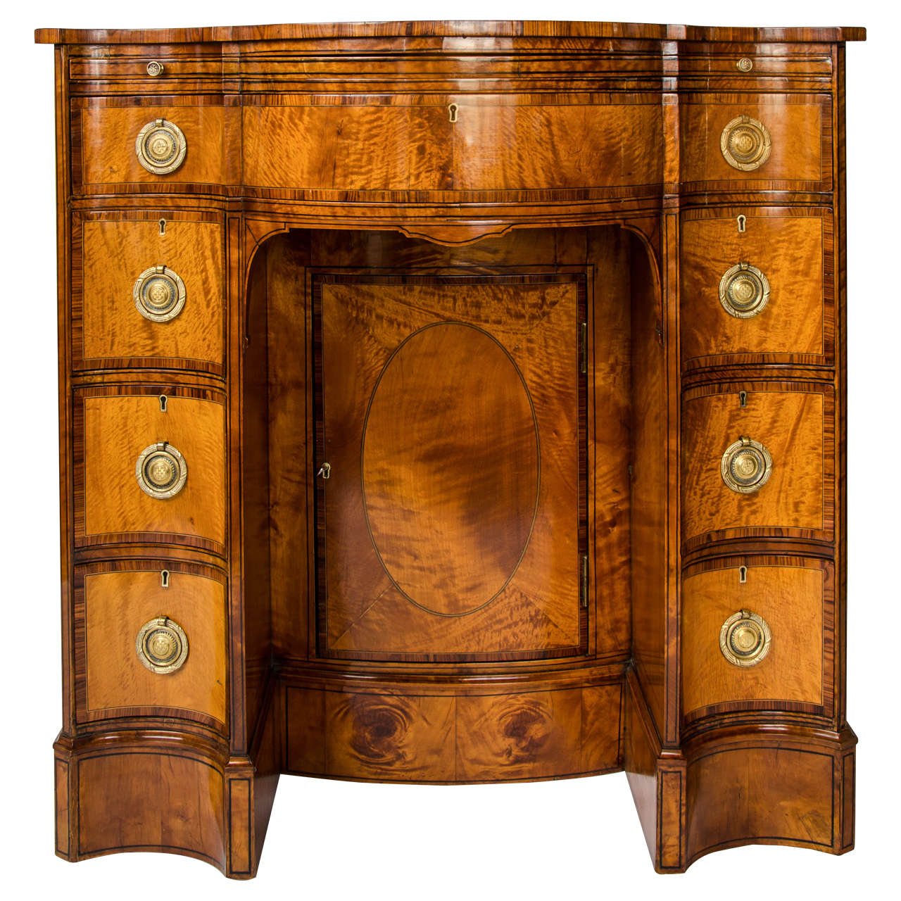 George III Kneehole Desk at 1stDibs