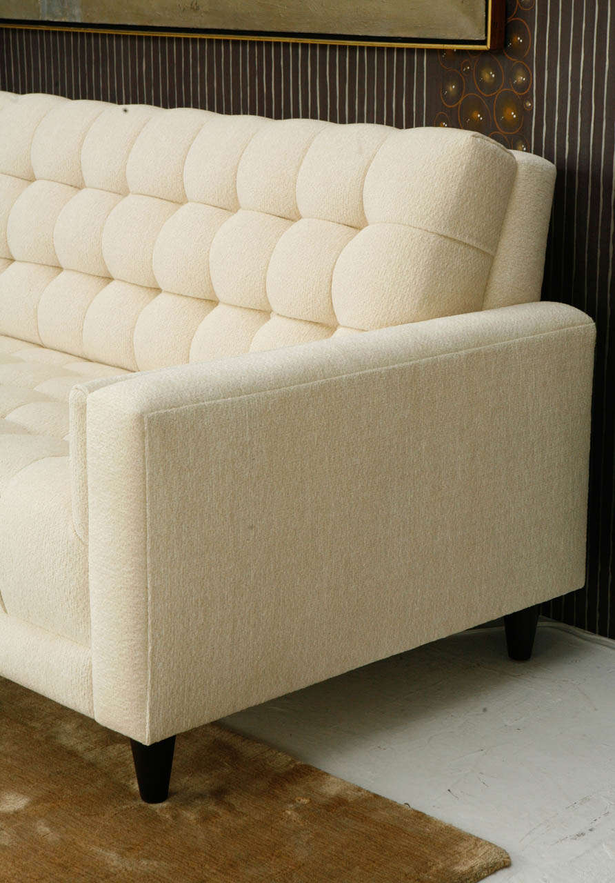Custom Biscuit-Tufted Sofa by William Haines at 1stDibs