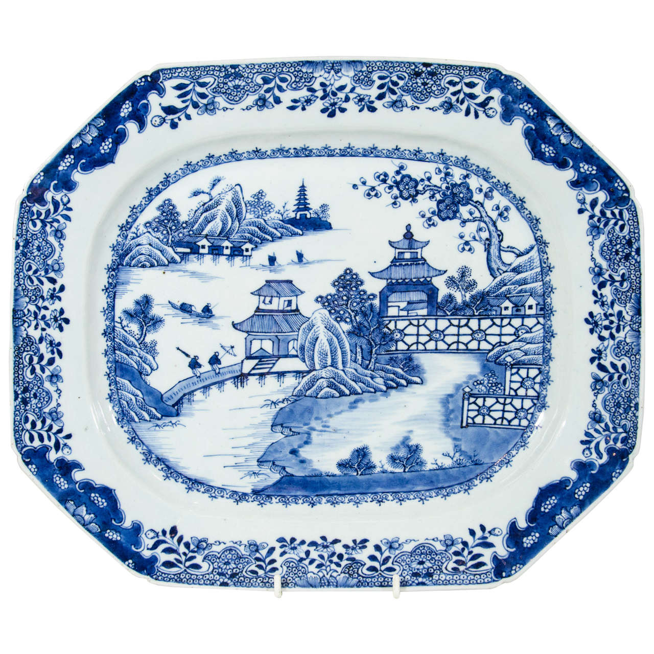 18th Century Chinese Blue and White Porcelain Platter at 1stDibs | blue ...