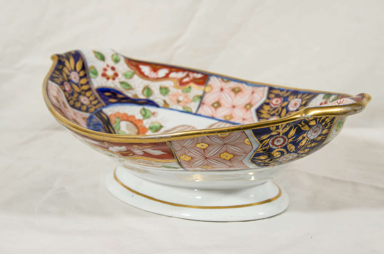 Antique Spode Porcelain Rock and Tree Pattern Compote at 1stDibs