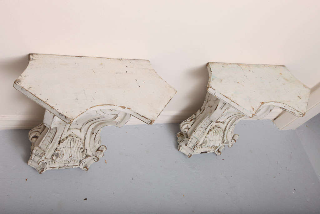 Pair of Architectural Wall Corbels For Sale at 1stDibs